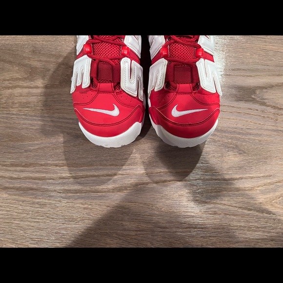 Shoes | Replica Nike Supreme 217supreme X Air More Uptempo Red | Poshmark